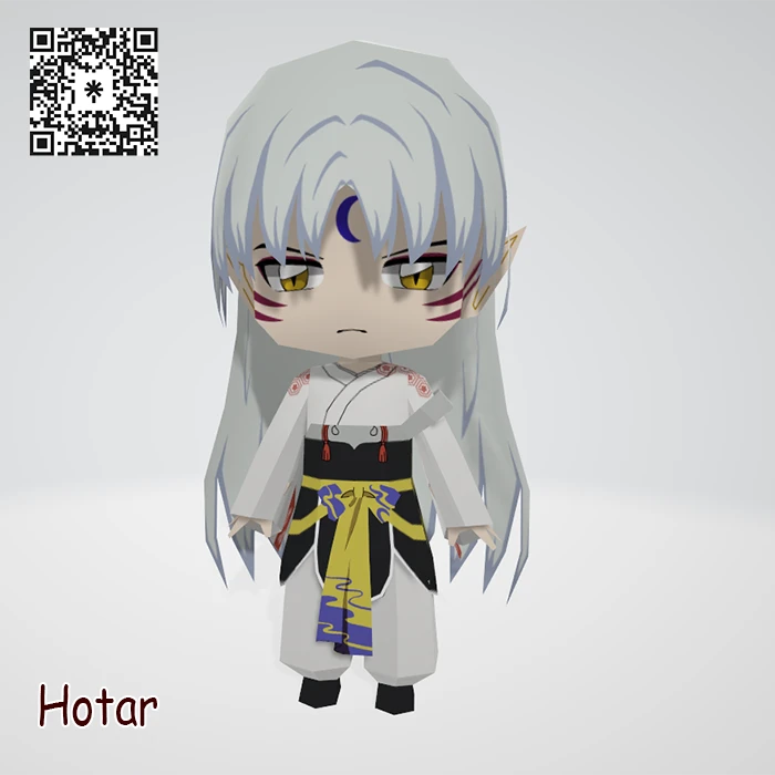 [InuYasha] Sesshomaru Chibi Papercraft