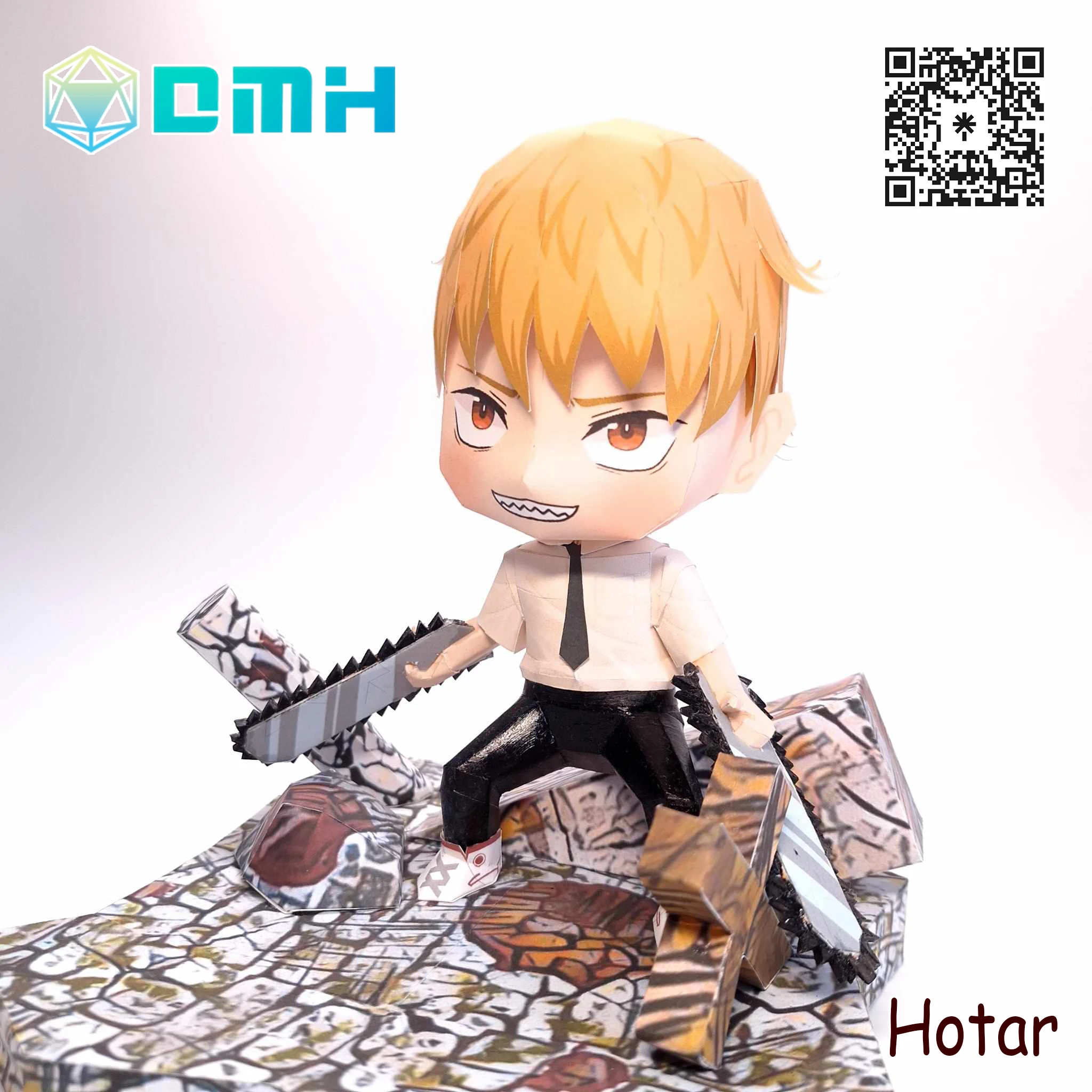 [Chainsaw Man] Denji Chibi Papercraft