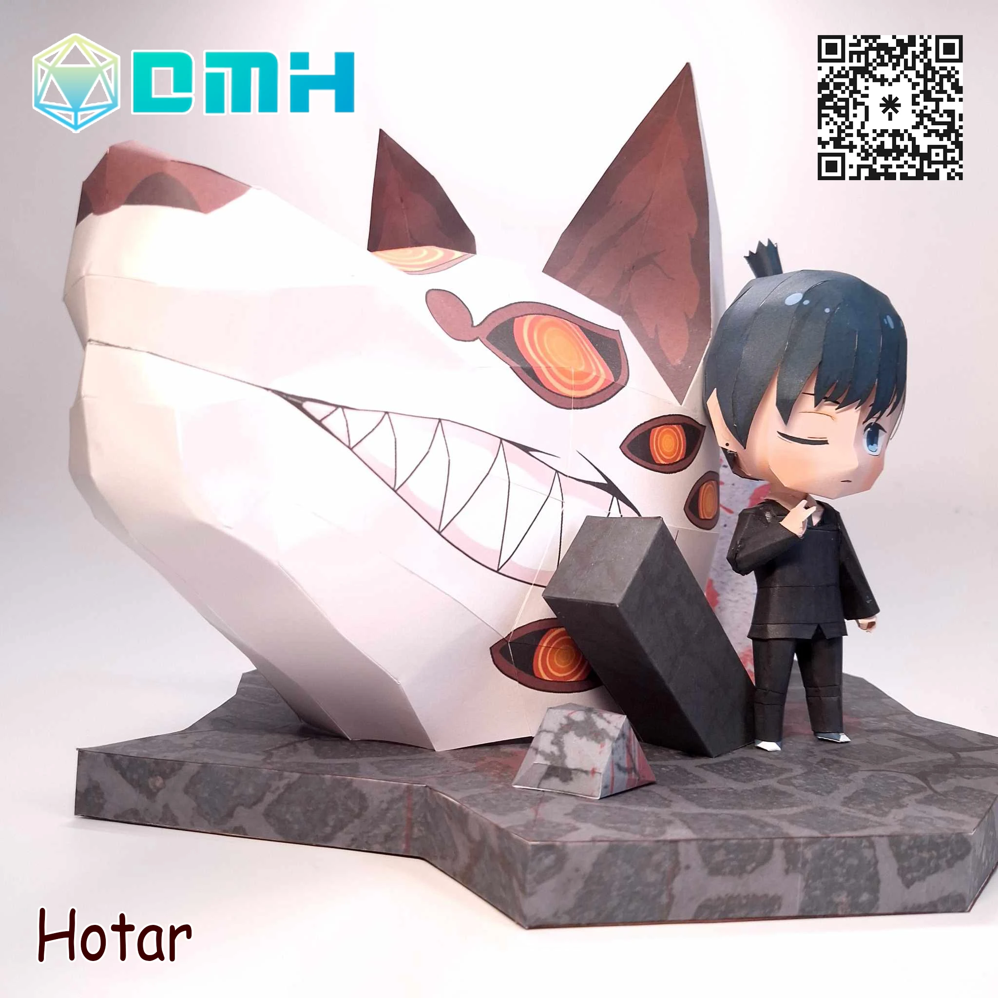 [Chainsaw Man] Aki Hayakawa Chibi Papercraft