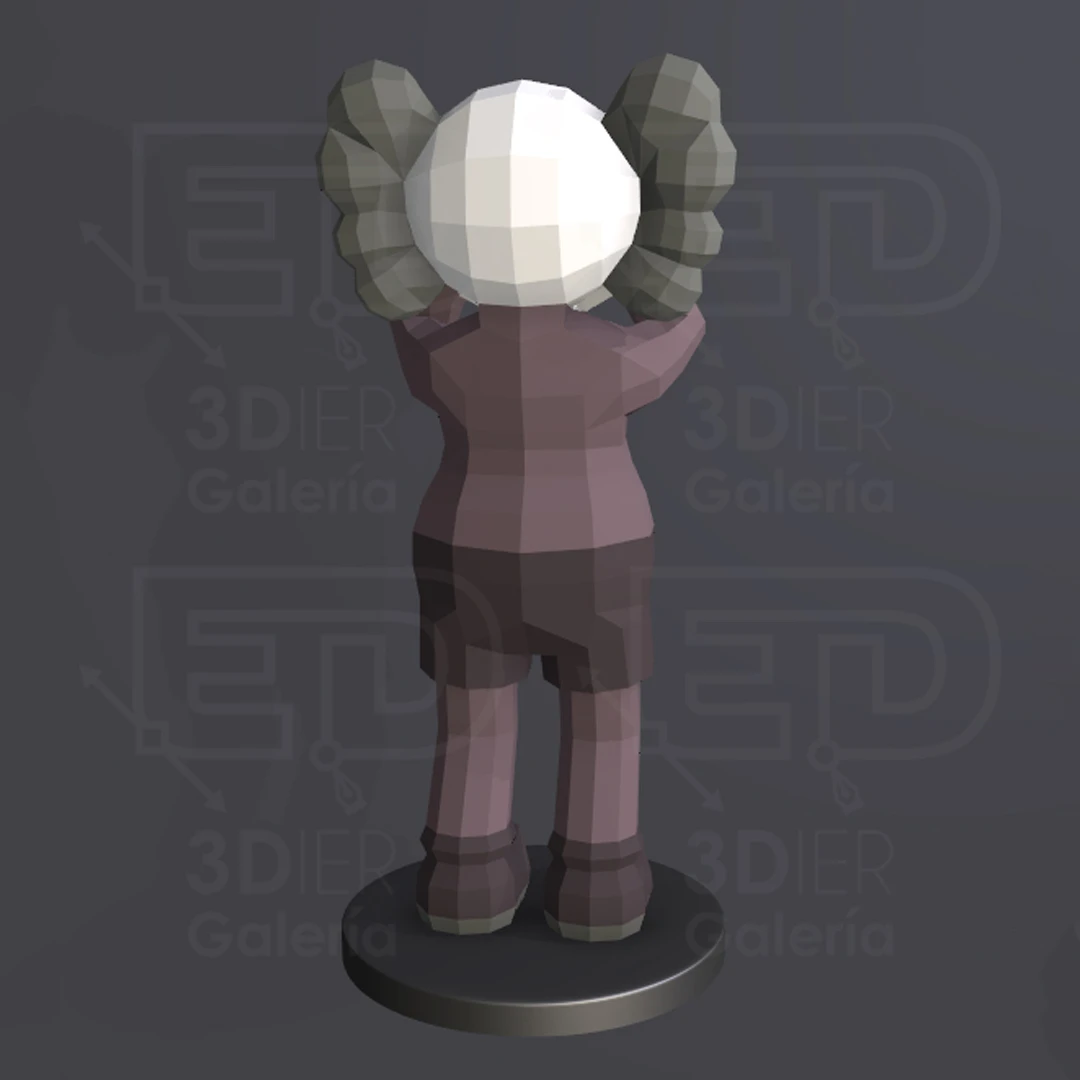 Kaws Covering Himself, Kaws Cubriendose PDF Papercraft Templates, Paper ...