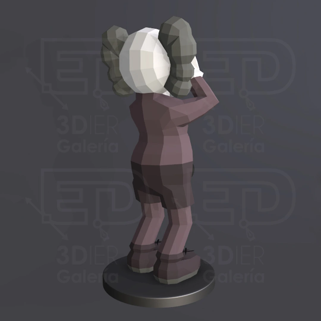 Kaws Covering Himself, Kaws Cubriendose PDF Papercraft Templates, Paper ...