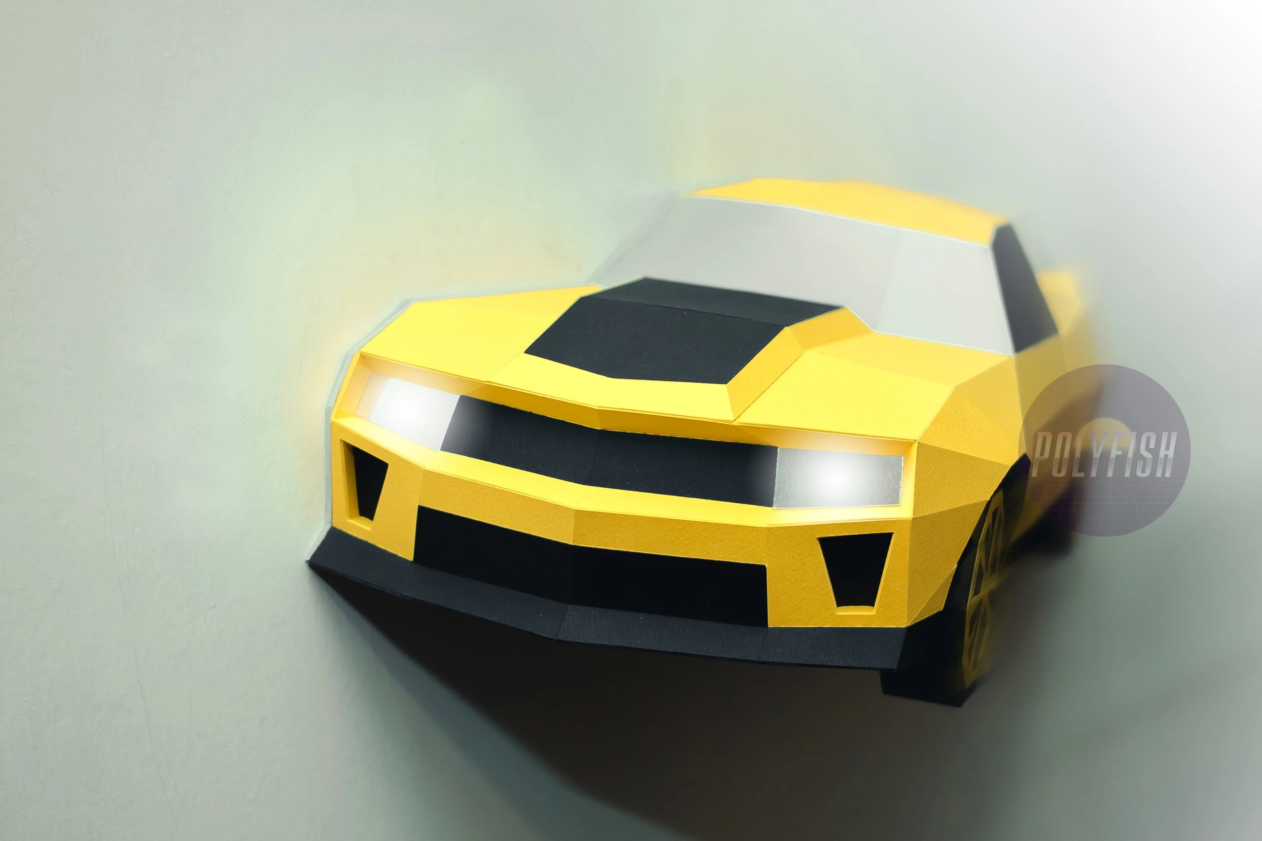 Chevrolet Camaro Car PDF Template, Low Poly, Paper Sculpture, DIY ...