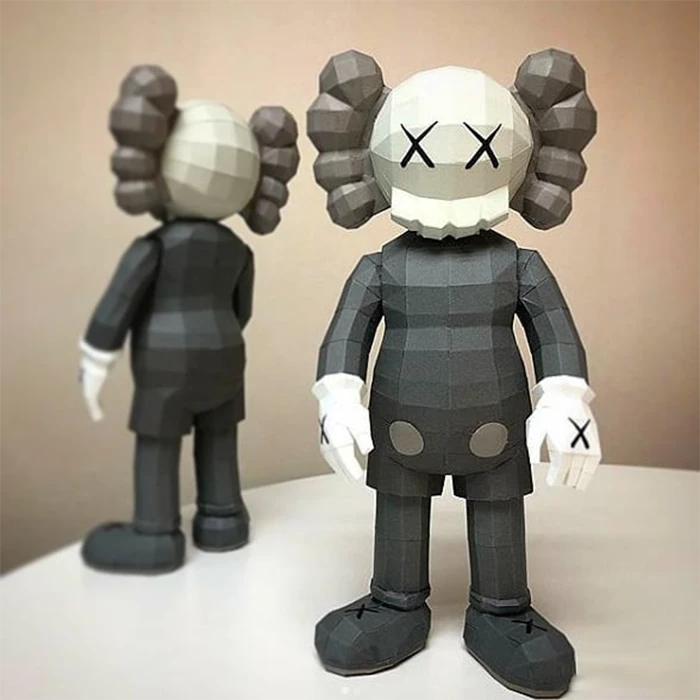 Kaws Origin PDF Papercraft Templates, Paper Art and Craft for Home ...