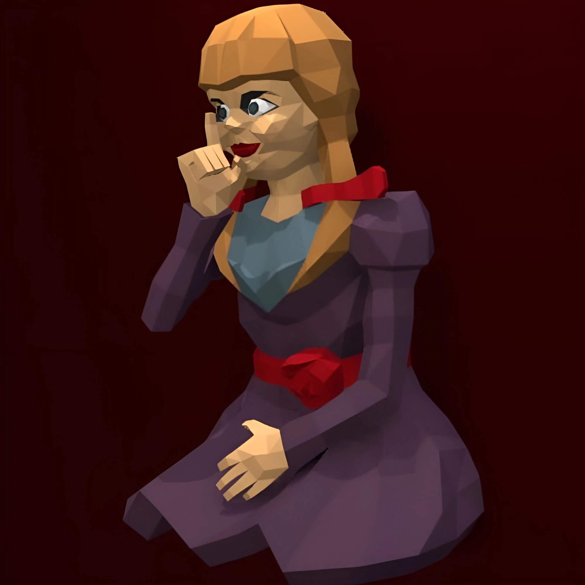 Annabelle Papercraft, PDF Template, DIY 3d Model, FanArt, Paper ...