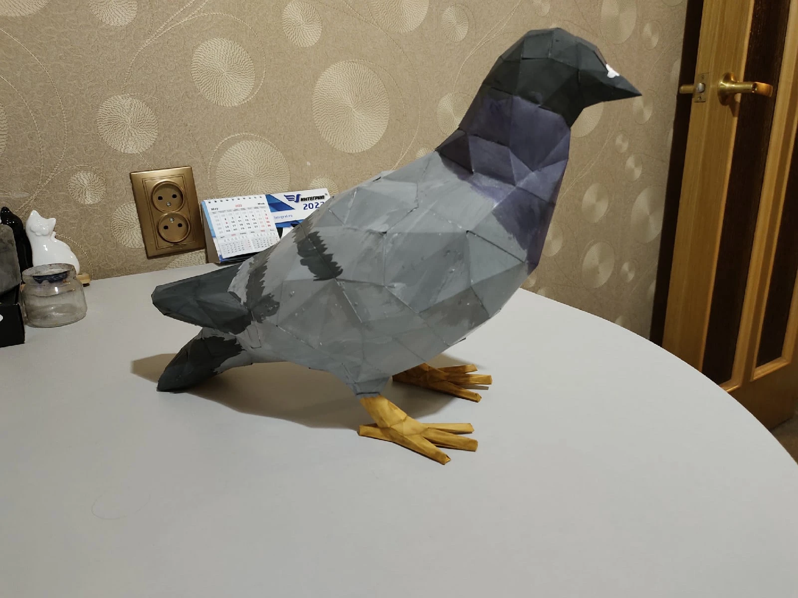 Dove PDF Template, Low Poly, Paper Sculpture, DIY, Pepakura Pattern ...