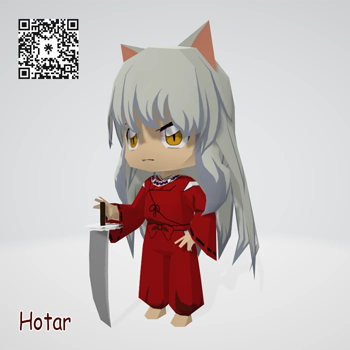 [InuYasha] Inu Yasha Chibi Papercraft