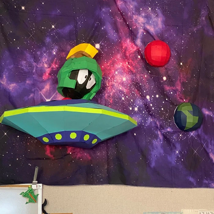 Marvin the Martian, Looney Tunes, Merrie Melodies Papercraft, PDF ...