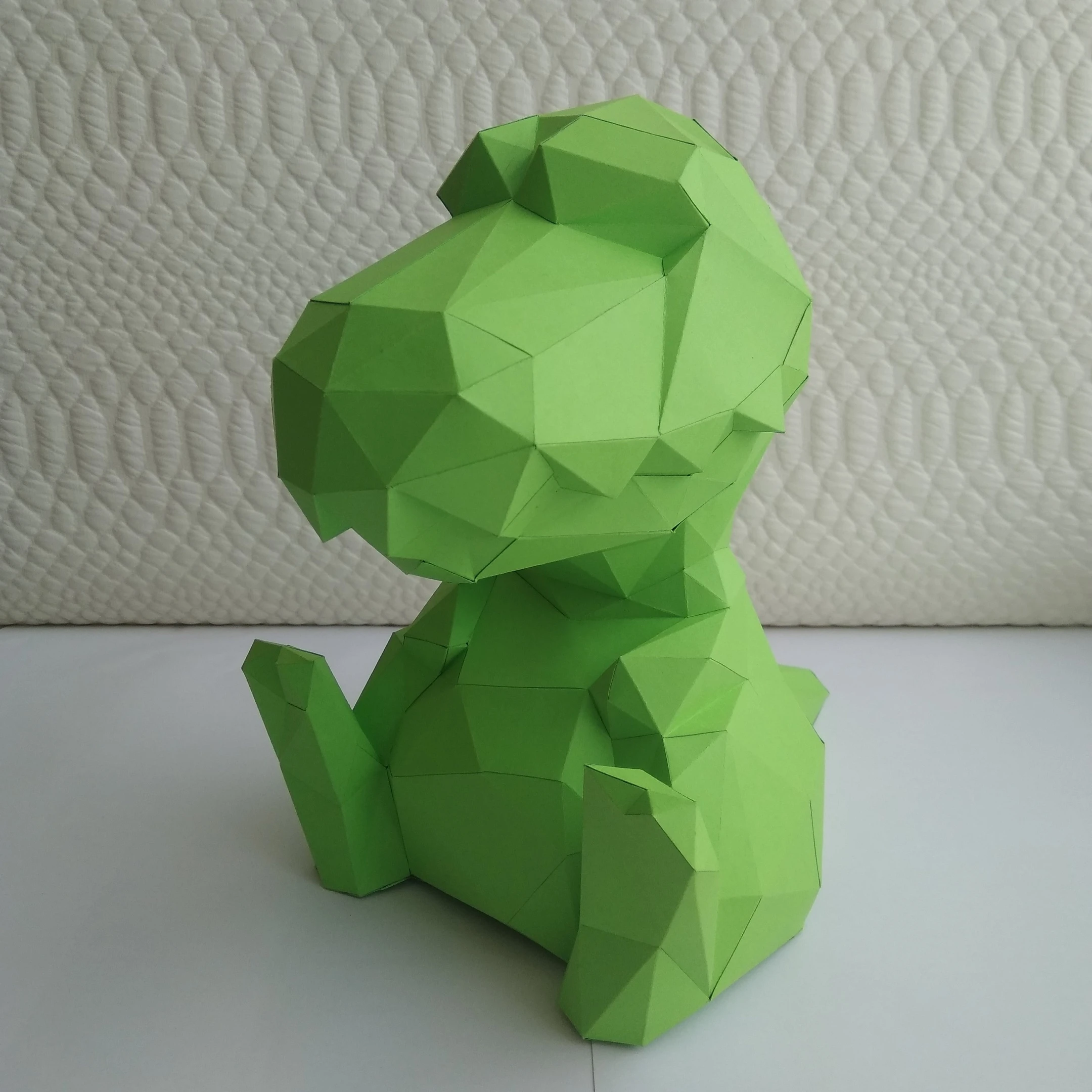 Dinosaur Baby Sitting PDF Template, Low Poly, Paper Sculpture, DIY ...