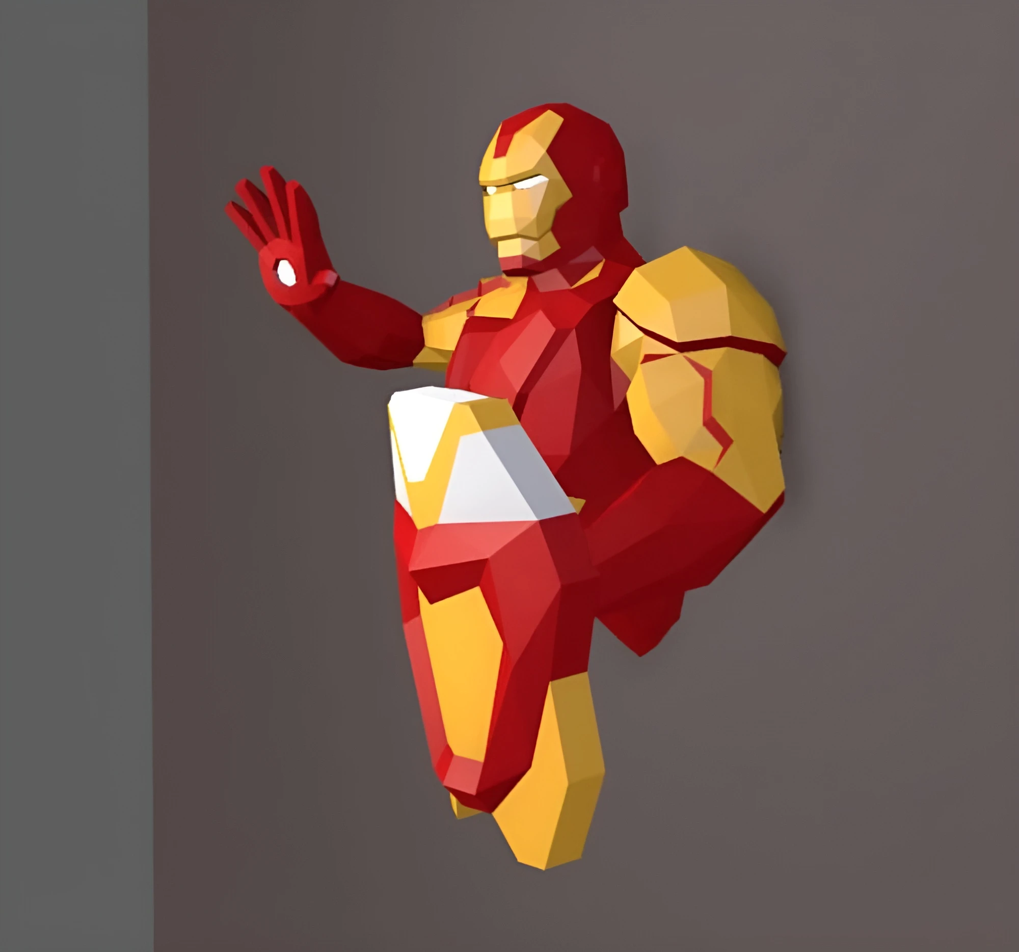 Iron Man, Anthony Edward Stark, Tony Stark Papercraft, PDF Template ...