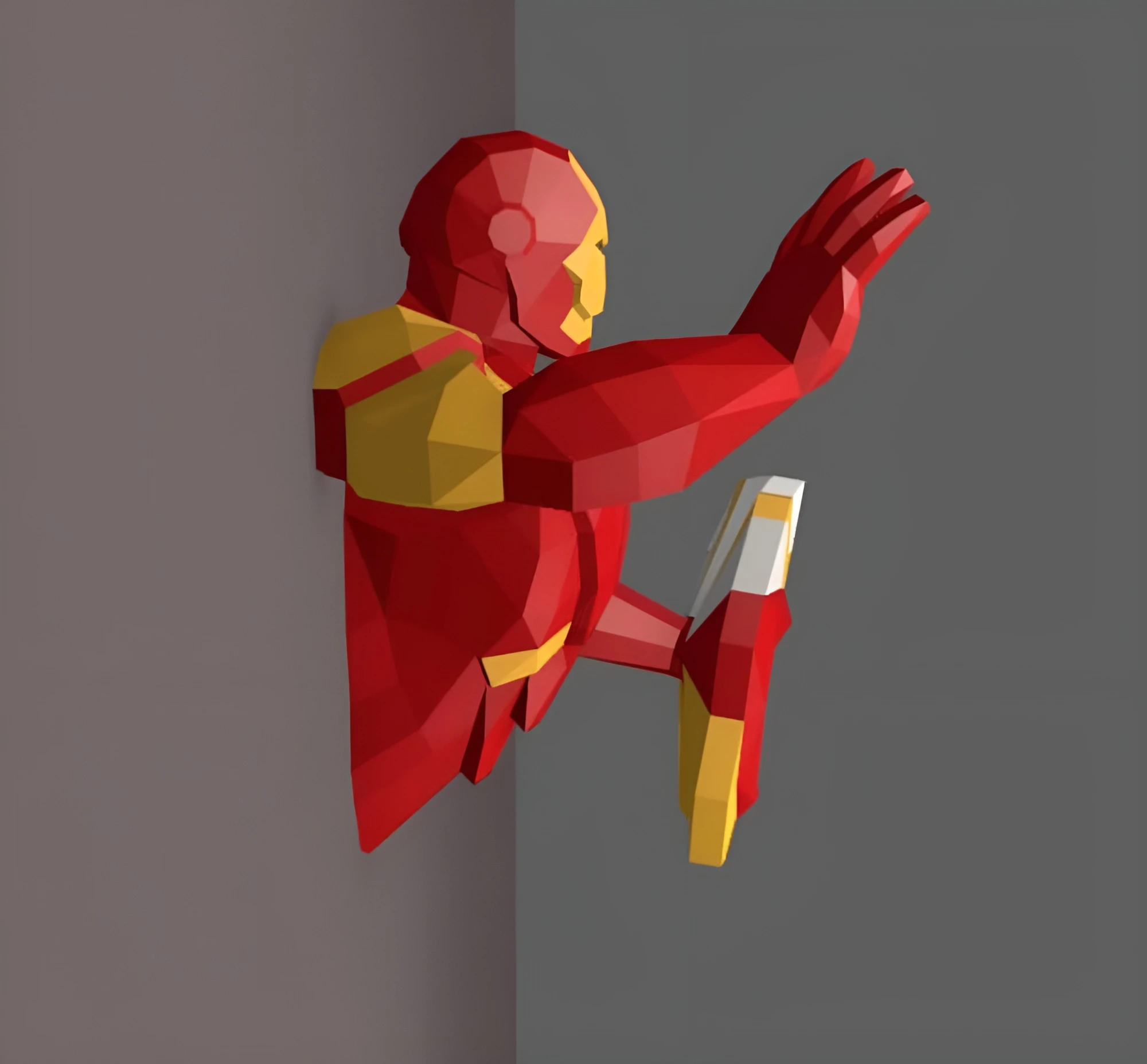 Iron Man, Anthony Edward Stark, Tony Stark Papercraft, PDF Template ...