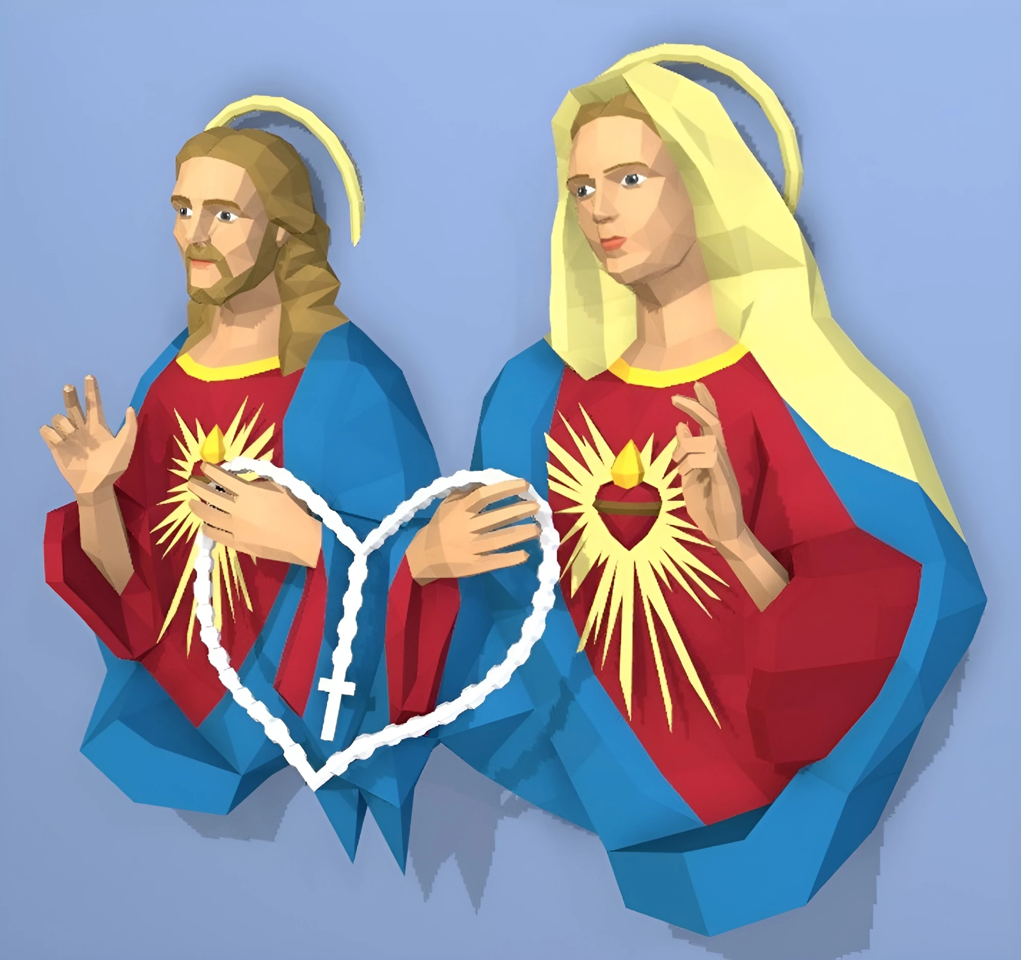 Sacred Heart of Jesus and Mary, Sagrado Corazón De Jesús Y María ...