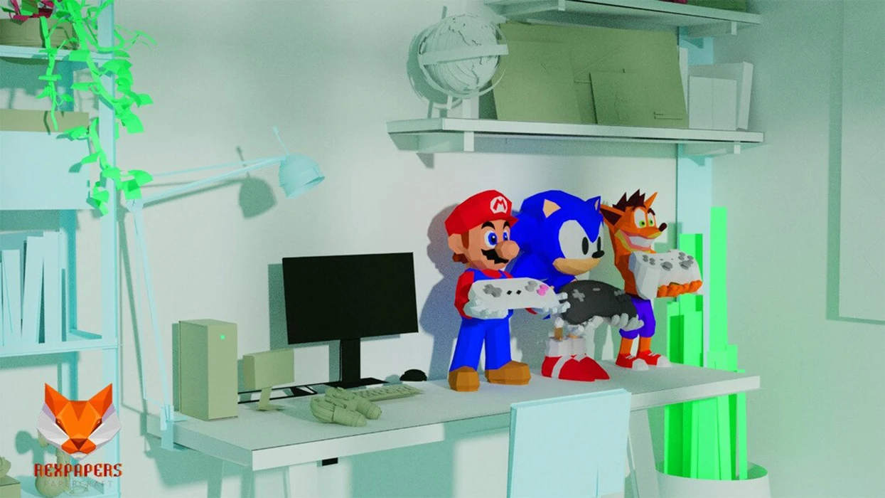 Crash Bandicoot with Controller, Crash hold Joystick, Crash Edición ...