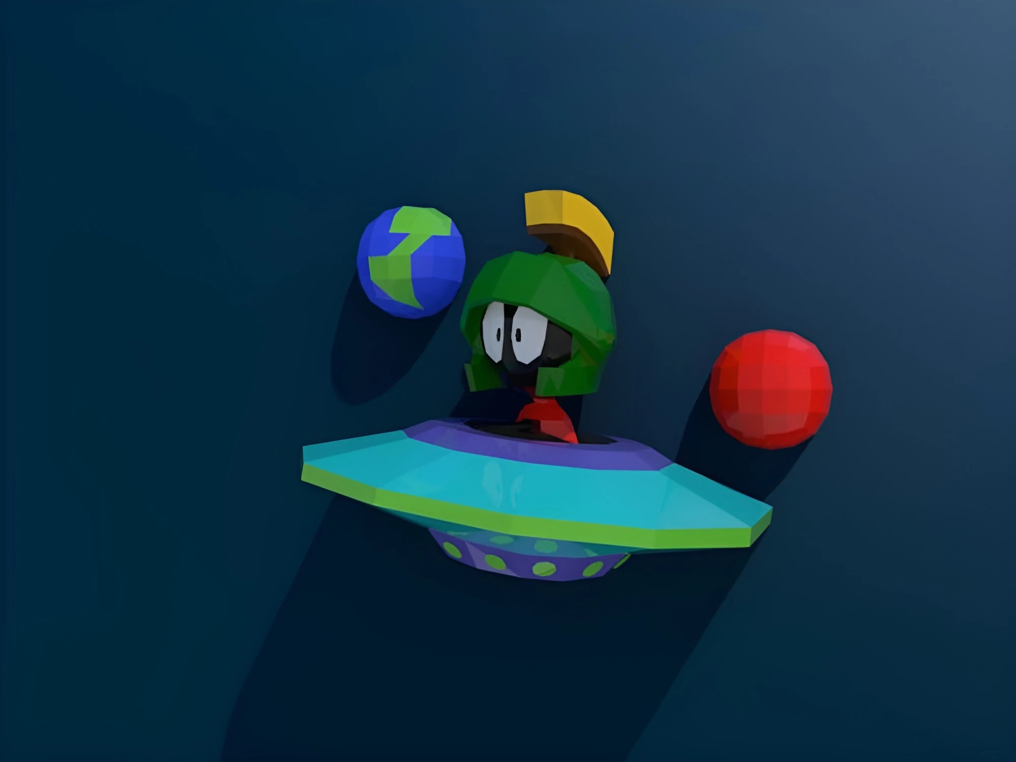 Marvin the Martian, Looney Tunes, Merrie Melodies Papercraft, PDF ...