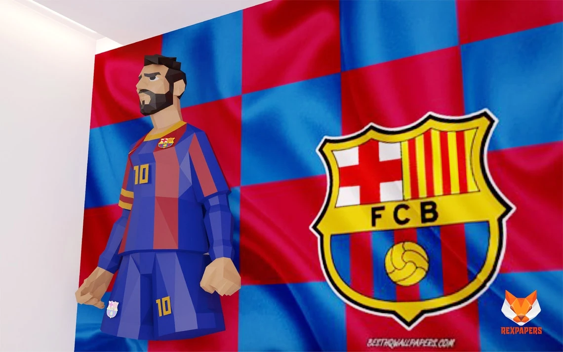 Lionel Messi Papercraft, PDF Template, DIY 3d Model, FanArt, Paper ...