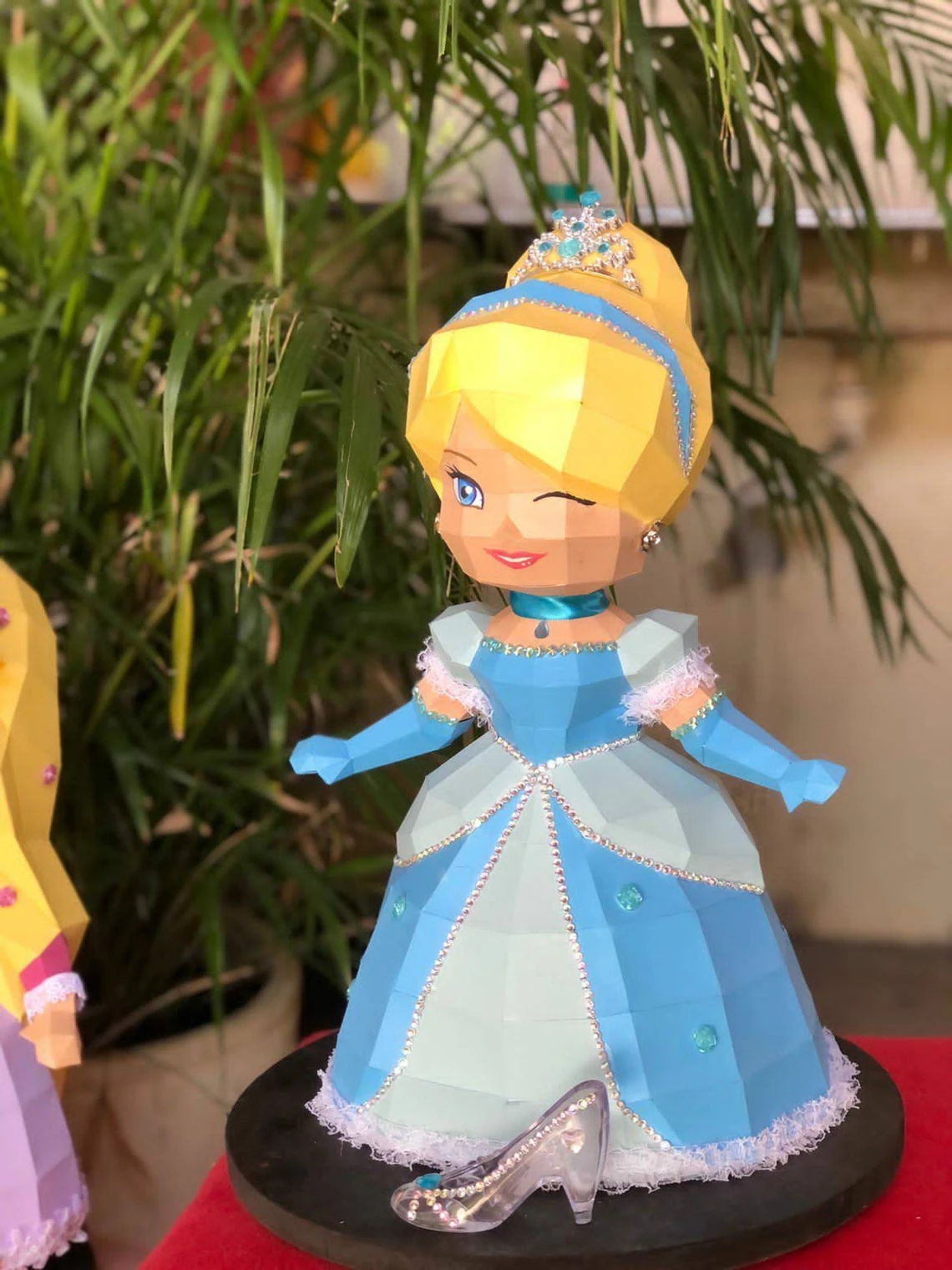 Princess Cinderella/ Cinderella/ DiY Craft/ Template PDF/ Low Poly ...