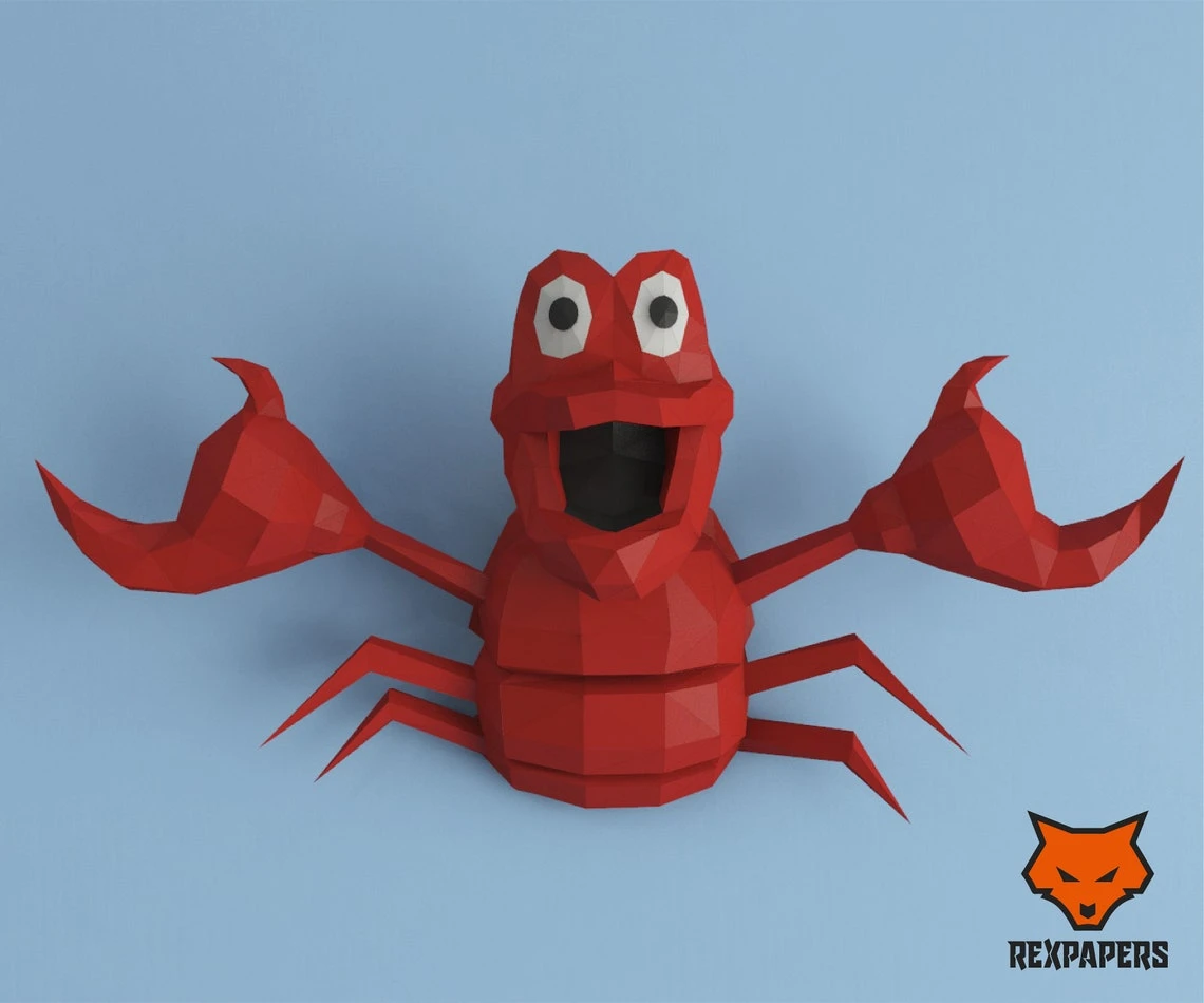 The Little Mermaid Papercraft, PDF Template, DIY 3d Model, FanArt ...