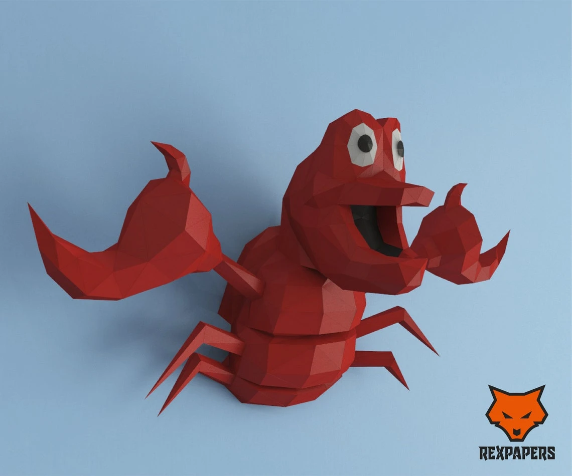 The Little Mermaid Papercraft, PDF Template, DIY 3d Model, FanArt ...