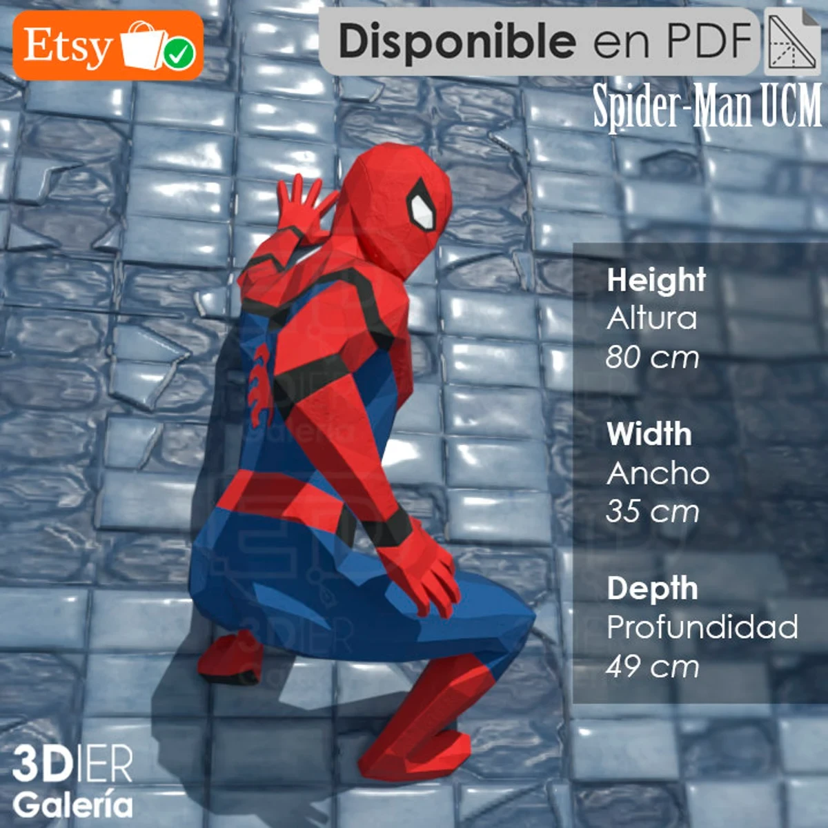 Spider Man Papercraft Design with PDF Templates, Paper Art and Craft ...