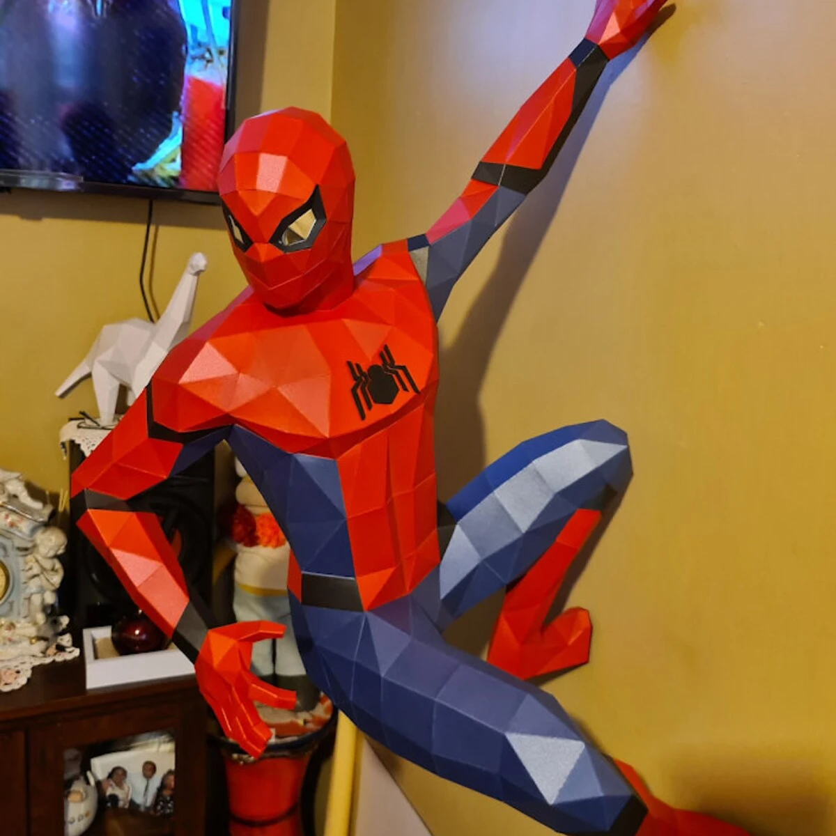 Spider Man Papercraft Design with PDF Templates, Paper Art and Craft ...