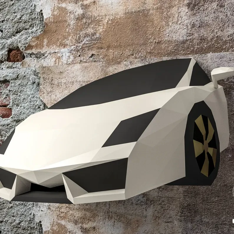 Car Papercraft, Lamborghini Gallardo 3D Papercraft, Build Your Own Low ...