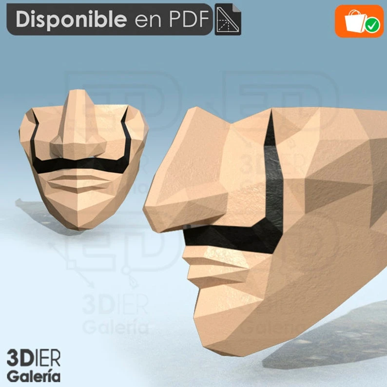 Salvador Dali La Casa De Papel PDF Papercraft Templates, Paper Art and ...