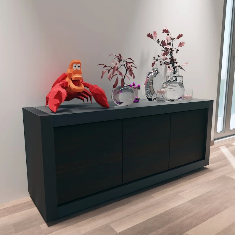 Papercraft Sebastian crab templates in digital format Pdf, Dxf and Svg ...