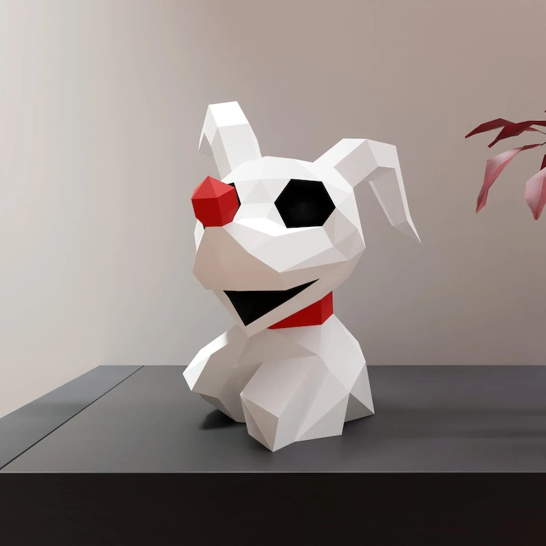Papercraft Zero dog chibi, The Nightmare Before Christmas, Format Pdf ...