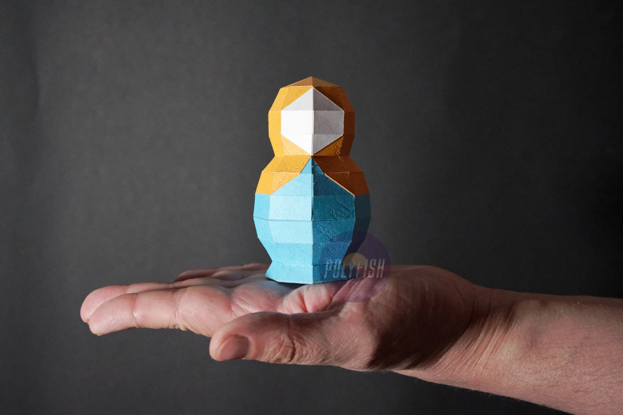 Matryoshka PDF Template, Low Poly, Paper Sculpture, DIY, Pepakura ...