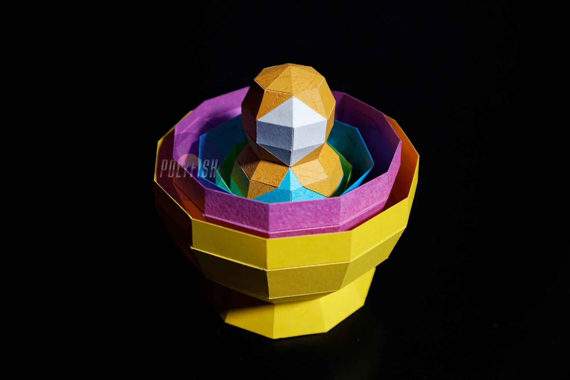 Matryoshka PDF Template, Low Poly, Paper Sculpture, DIY, Pepakura ...