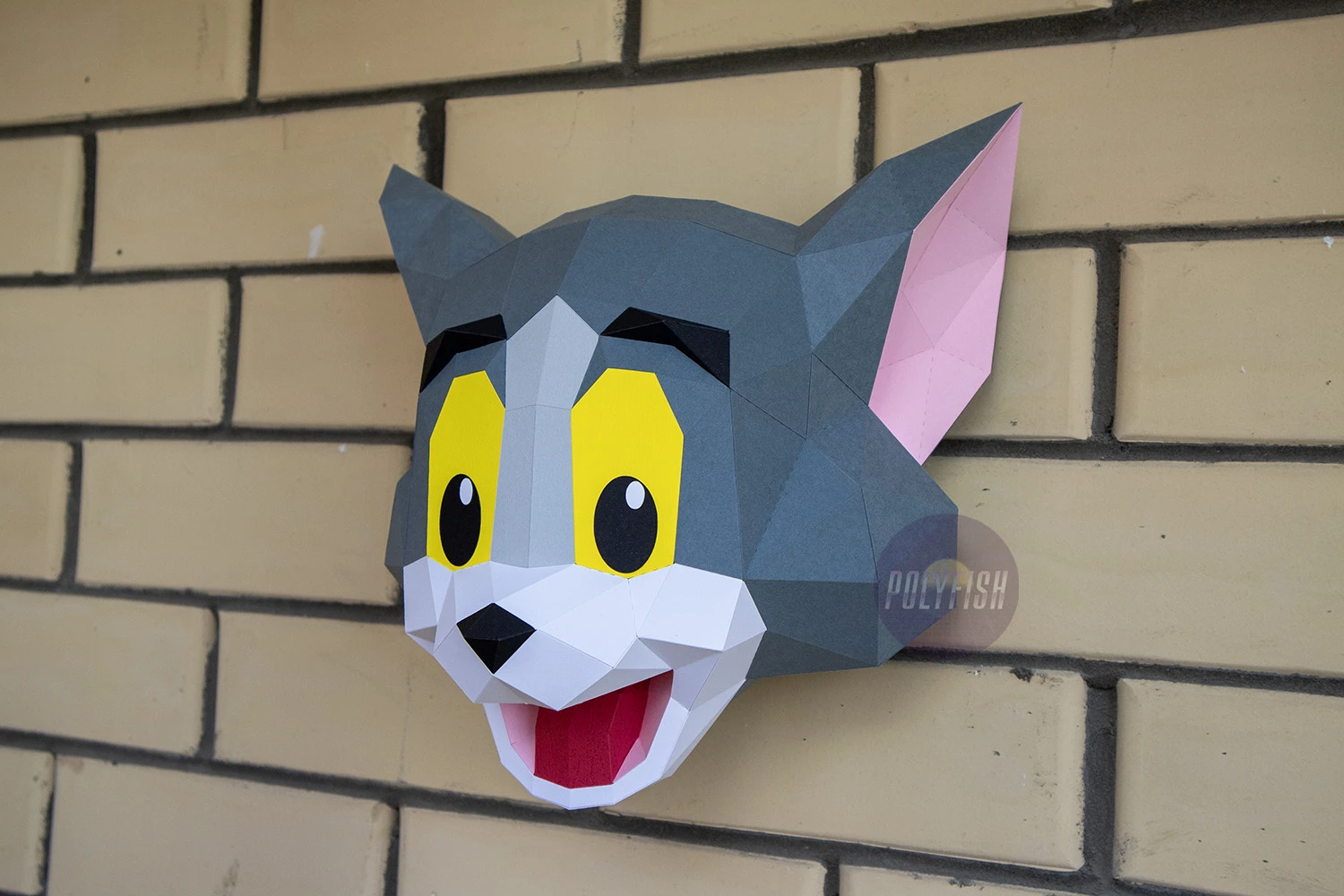 Tom and Jerry PDF Template, Low Poly, Paper Sculpture, DIY, Pepakura ...