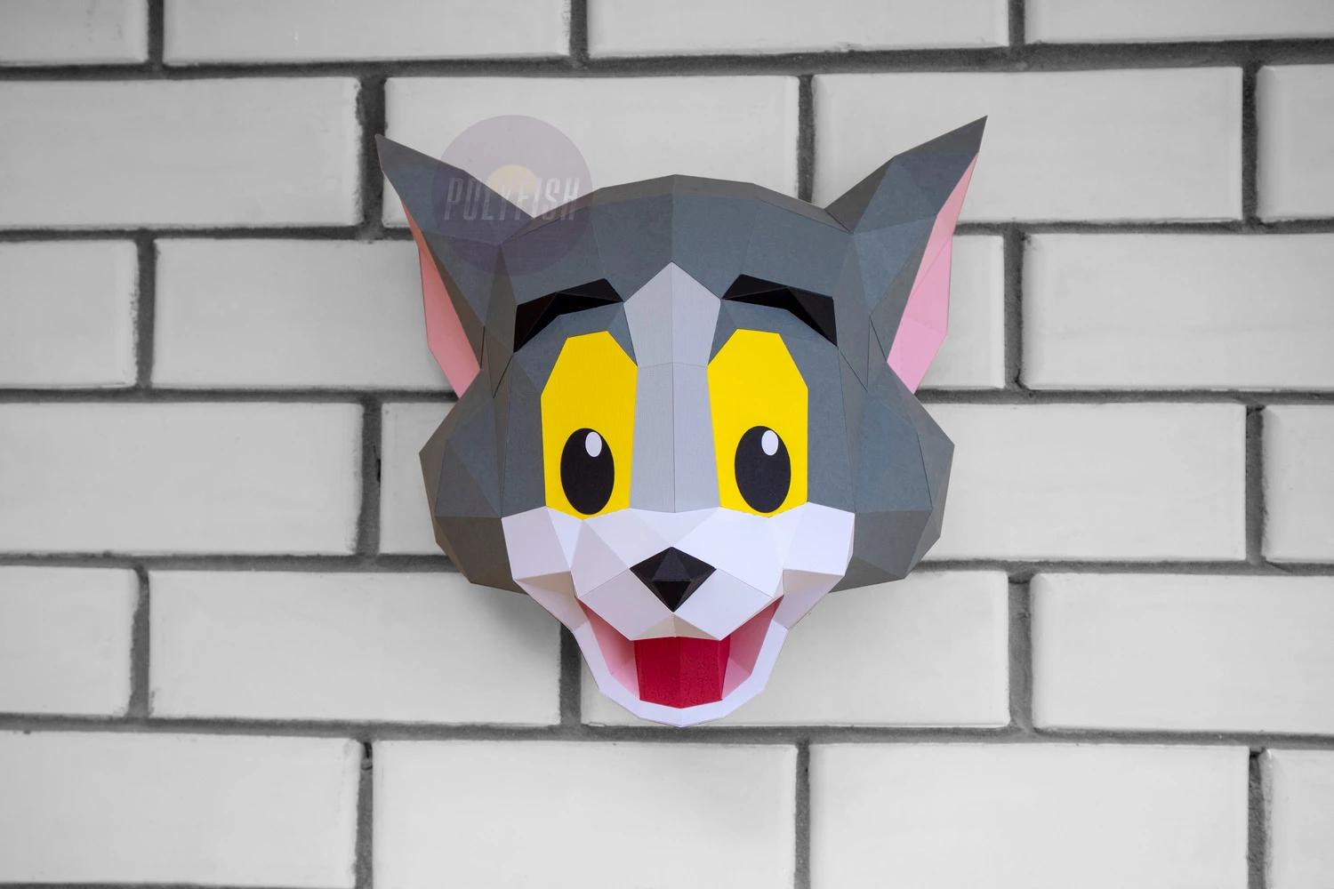 Tom and Jerry PDF Template, Low Poly, Paper Sculpture, DIY, Pepakura ...