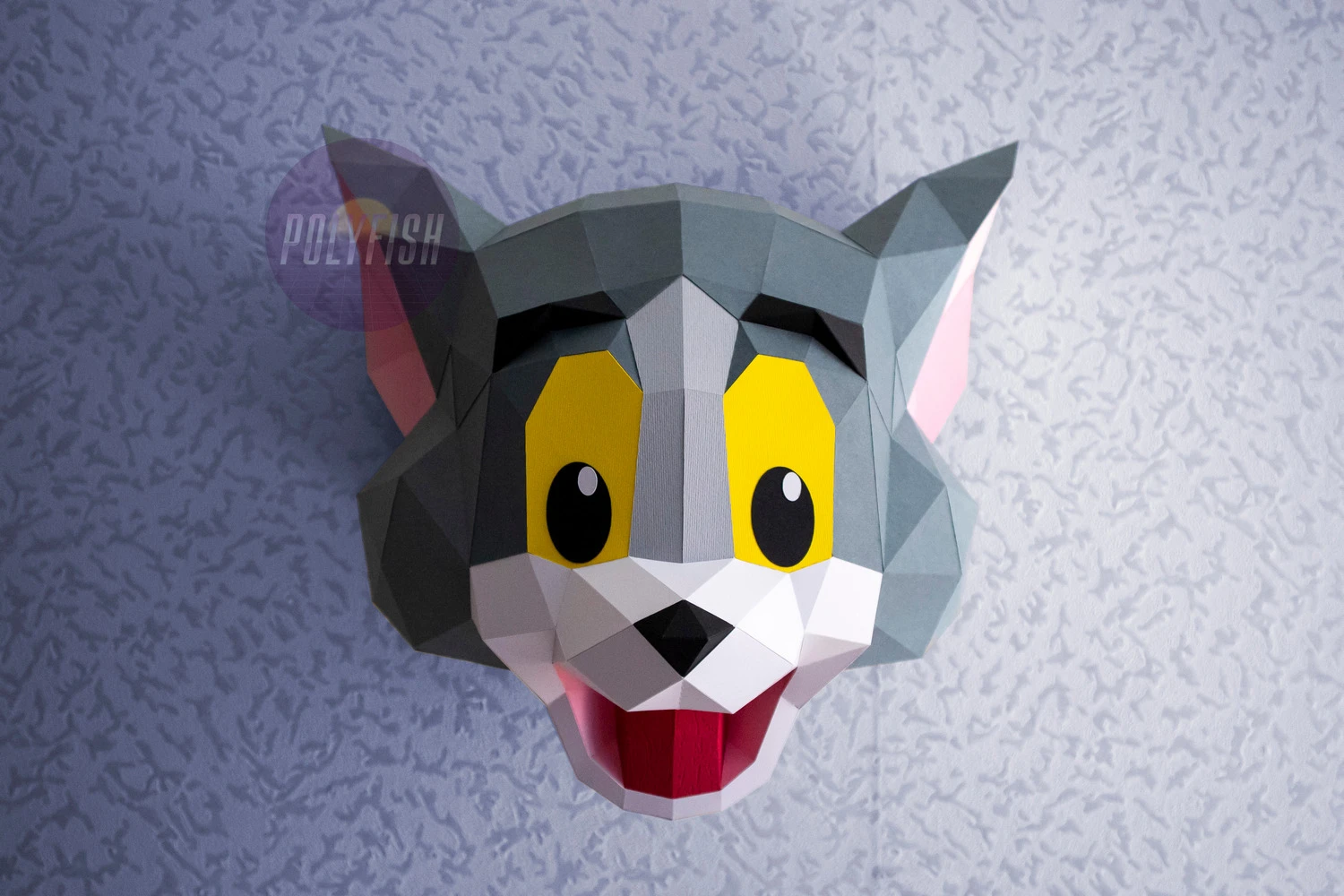 Tom and Jerry PDF Template, Low Poly, Paper Sculpture, DIY, Pepakura ...