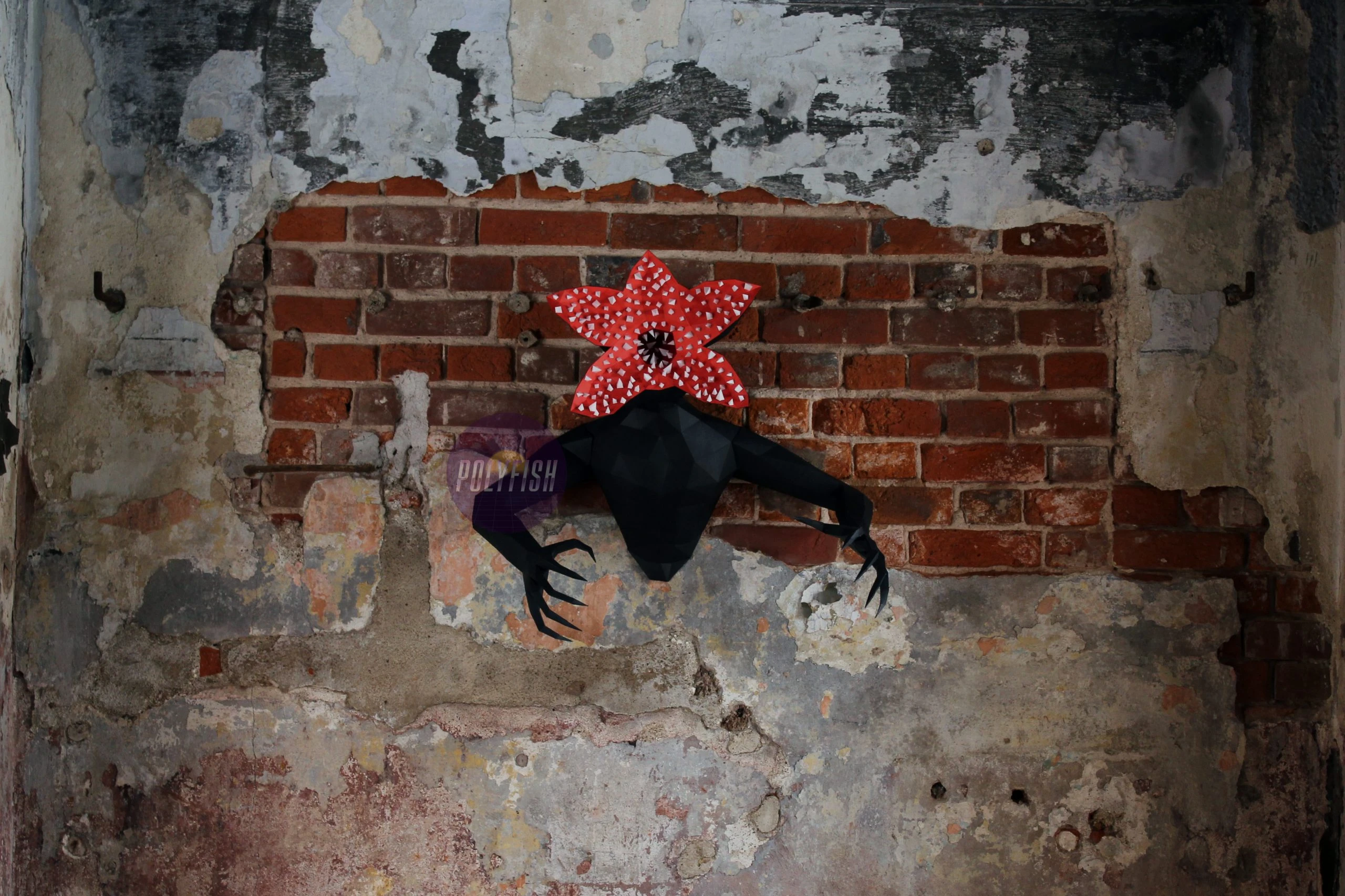 Demogorgon, Stranger Things PDF Template, Low Poly, Paper Sculpture ...