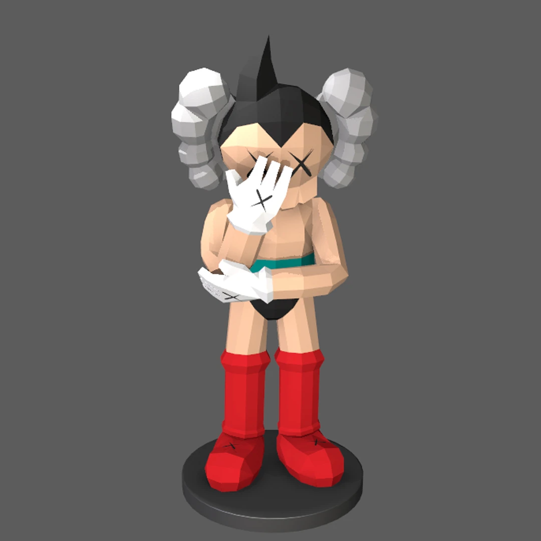 Kaws AstroBoy 3 PDF Papercraft Templates, Paper Art and Craft for Home ...