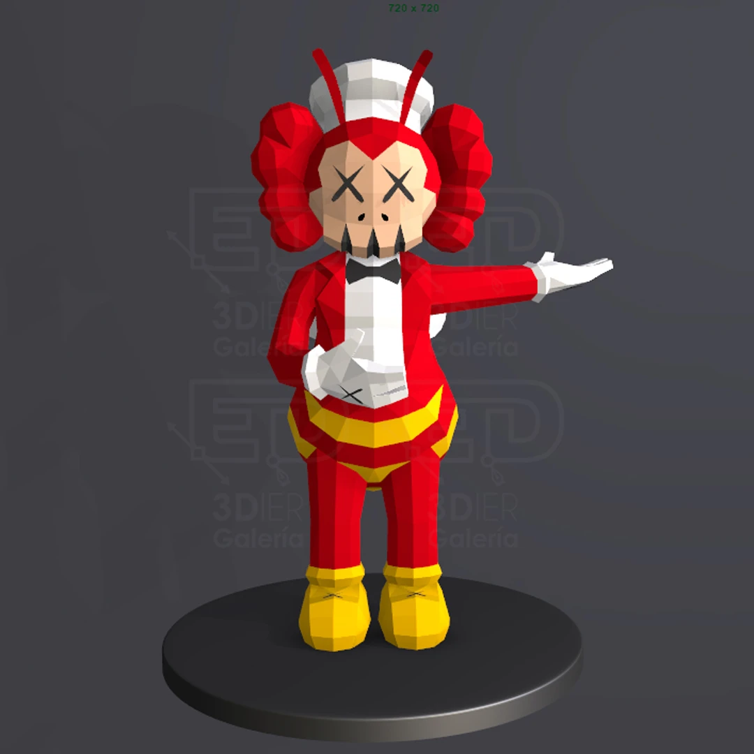 Kaws JolliBee PDF Papercraft Templates, Paper Art and Craft for Home ...