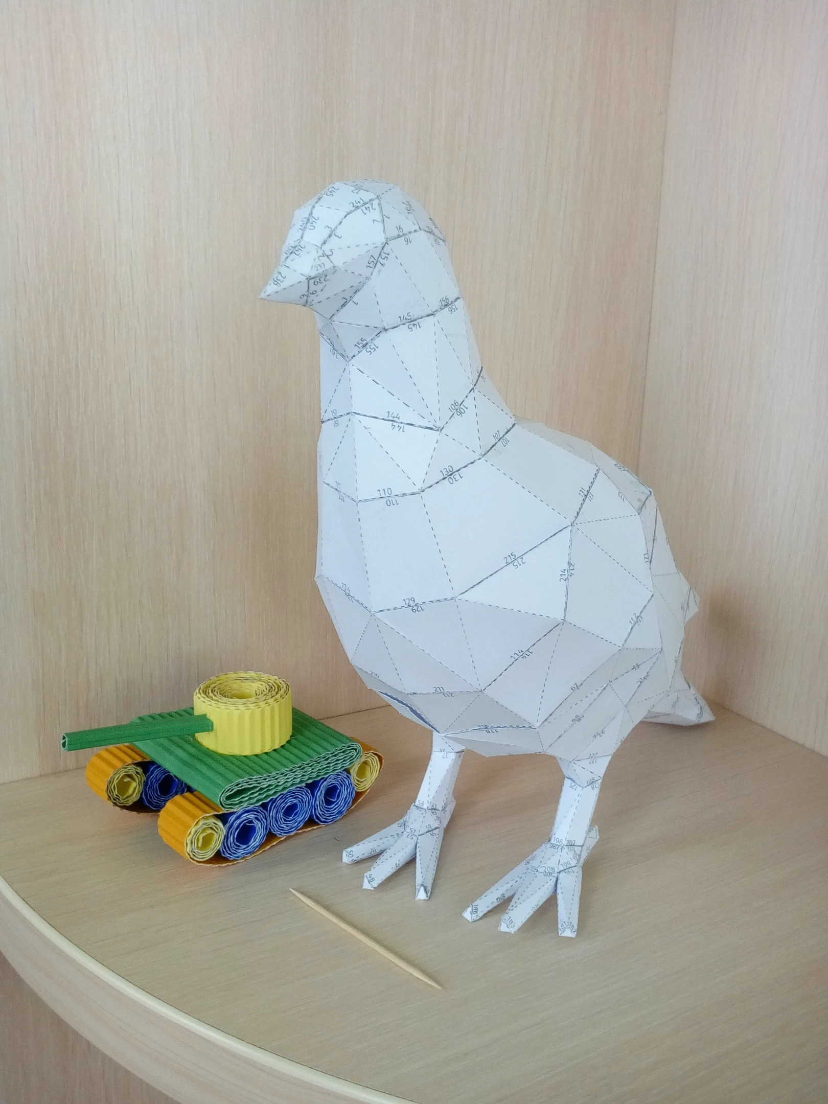 Dove PDF Template, Low Poly, Paper Sculpture, DIY, Pepakura Pattern ...