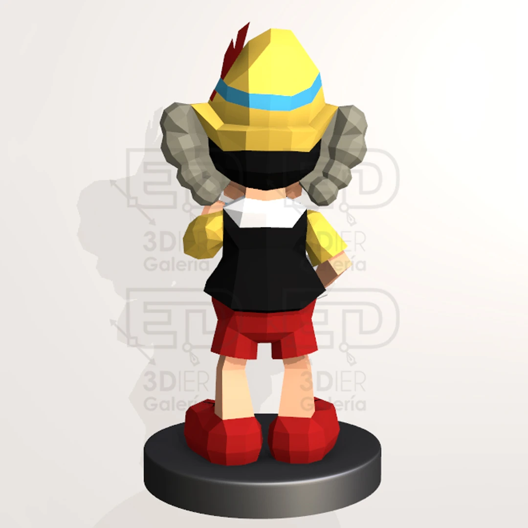 Kaws Pinocchio PDF Papercraft Templates, Paper Art and Craft for Home ...