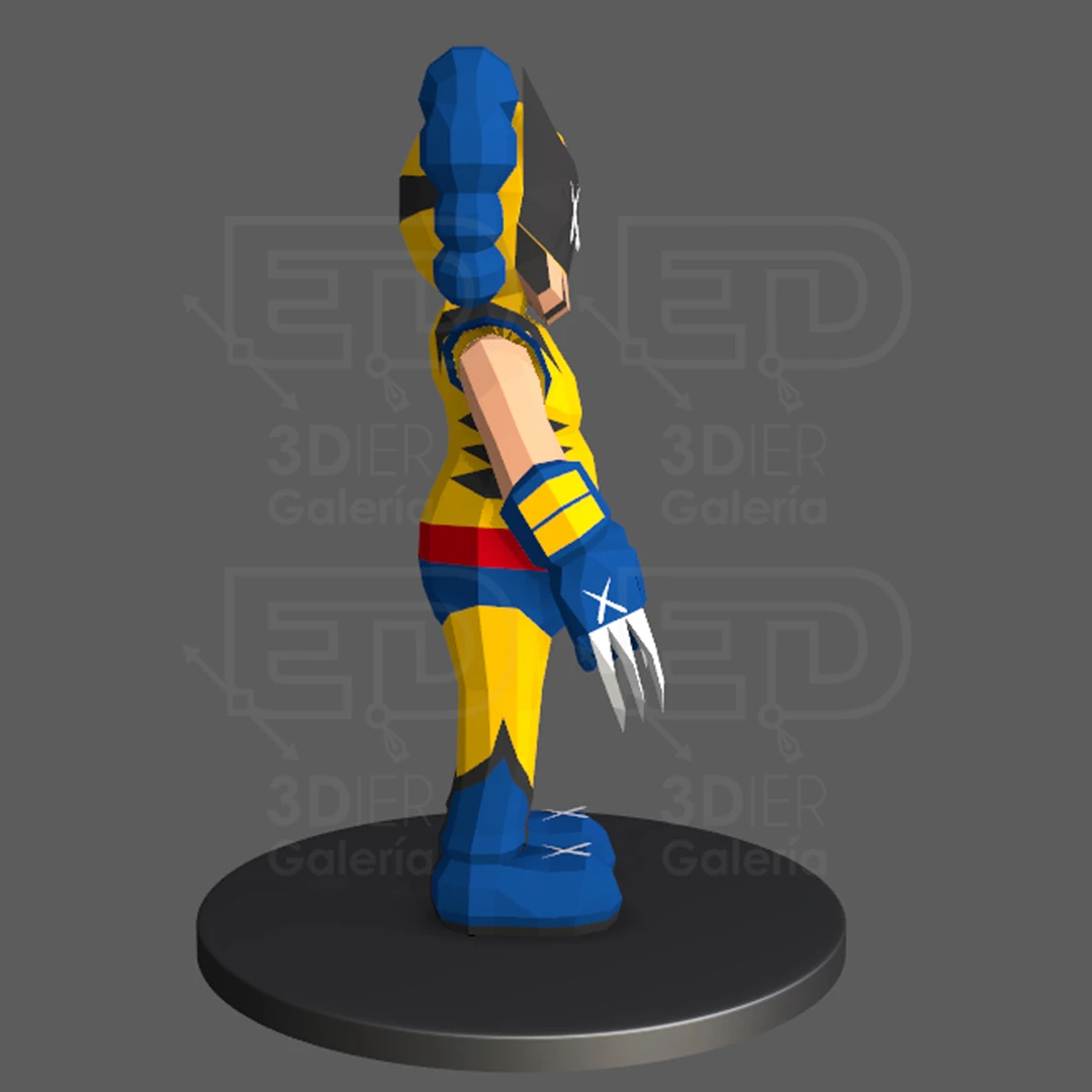 Kaws Wolverine PDF Papercraft Templates, Paper Art and Craft for Home ...