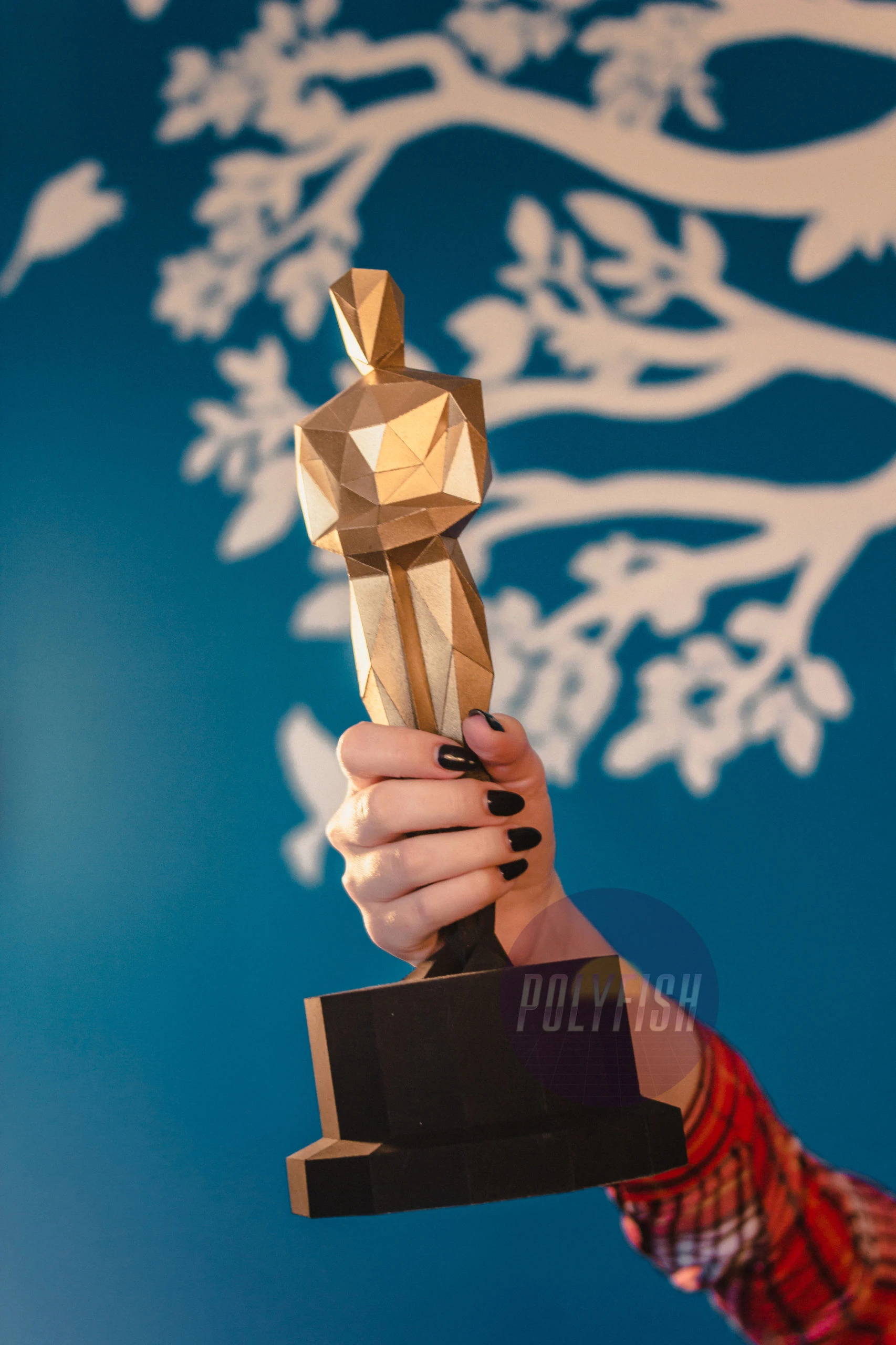 Statuette Oscar PDF Template, Low Poly, Paper Sculpture, DIY, Pepakura ...
