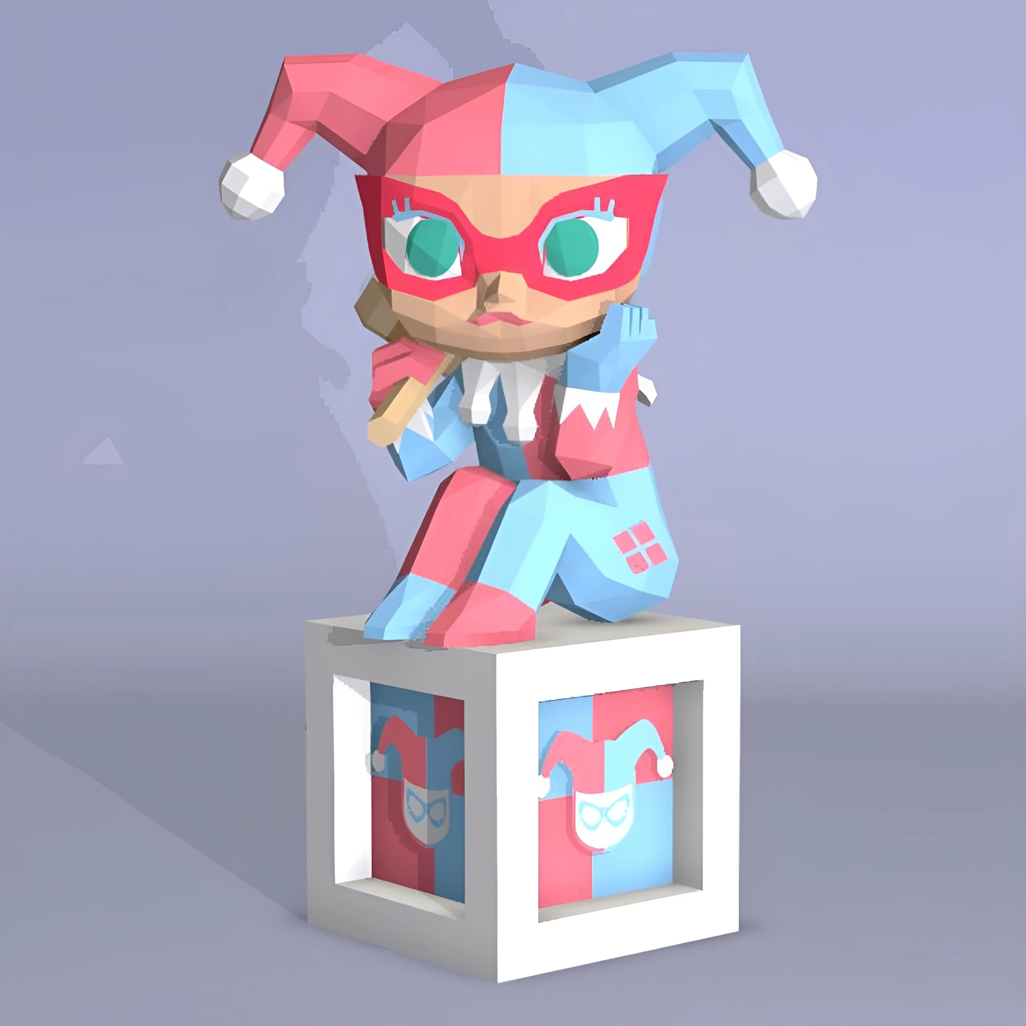 Molly Harley Quinn, Molly Clown PDF Papercraft Templates, Paper Art and ...